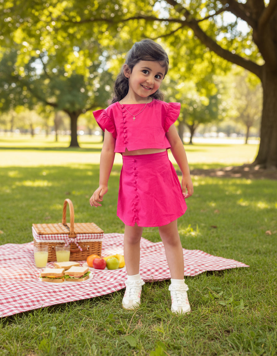 The Ari Set - Raspberry Rose – Small Land